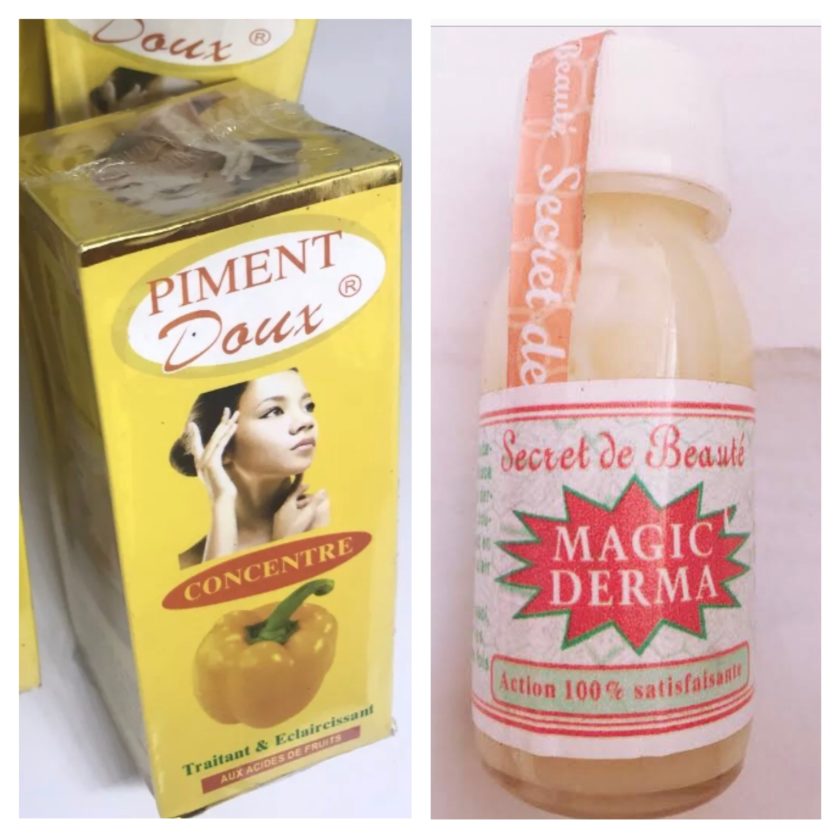 Magic Derma & Piment Doux combo Skin Lightening/Knuckle/Knees lightner ...