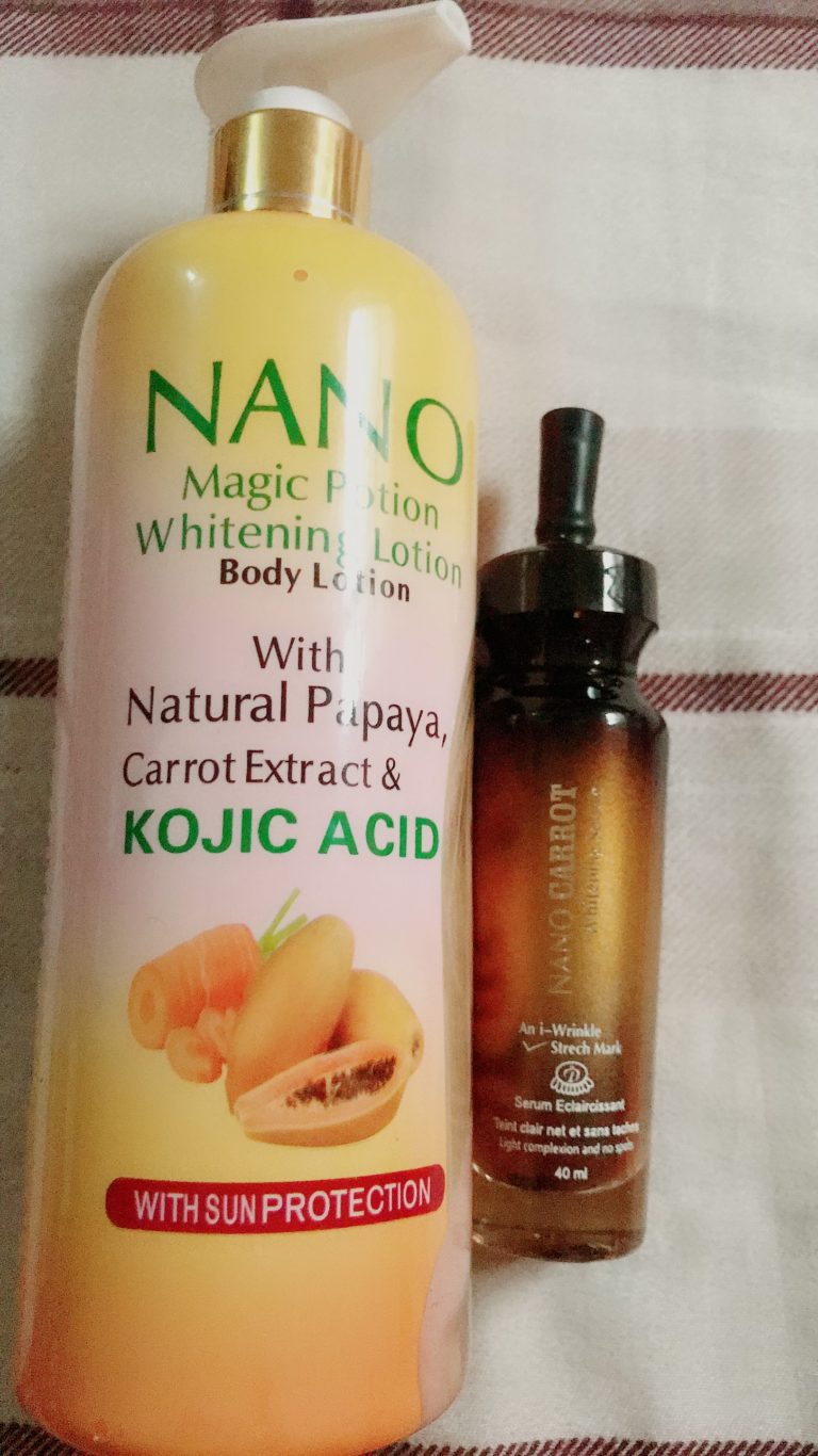 Nano magic potion whitening lotion lotion 500ml + Nano Carrot Whitening ...