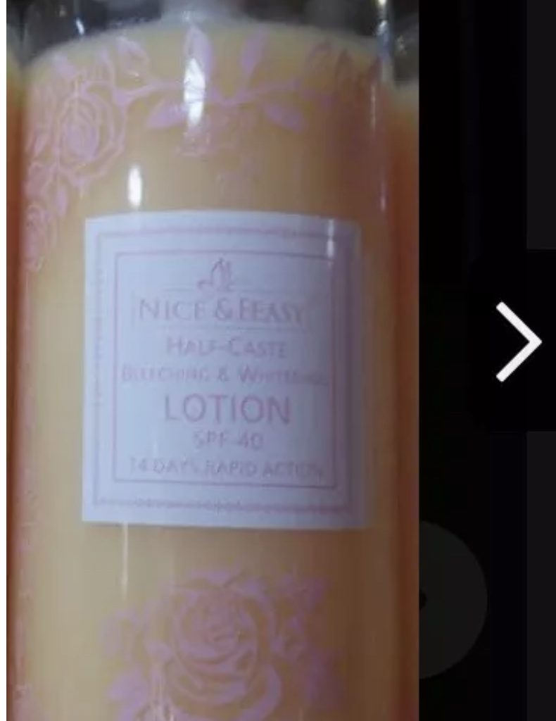 Nice & Easy Half Cast Xtra Fast Whitening Lotion SPF 40 15 Days Action ...