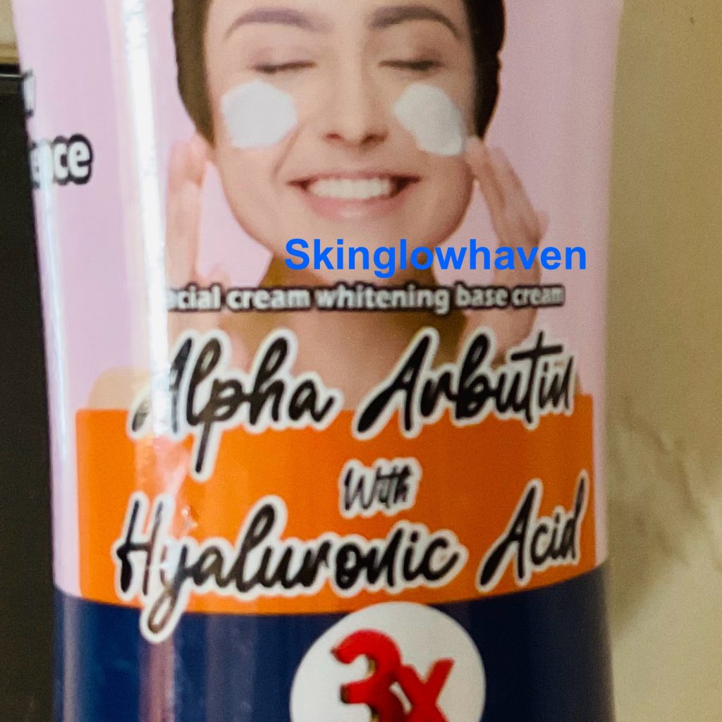 Facial Cream whitening base cream With Alpha Abutin & Hyaluroric Acid ...